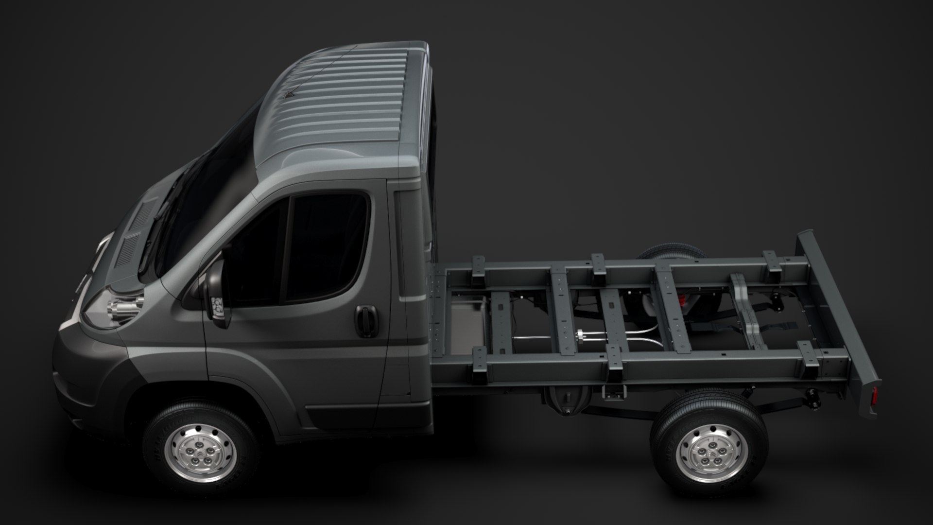 3D citroen jumper relay chassis - TurboSquid 1456106