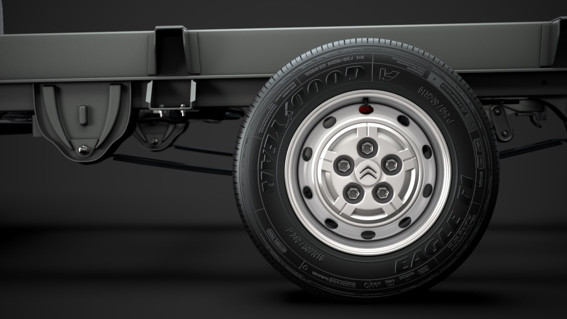 3D citroen jumper relay chassis - TurboSquid 1456106