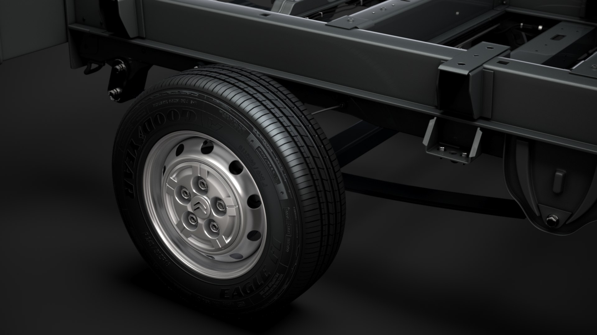 3D citroen jumper relay chassis - TurboSquid 1456106