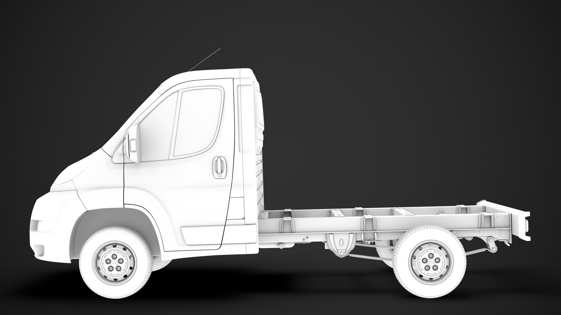 3D citroen jumper relay chassis - TurboSquid 1456106