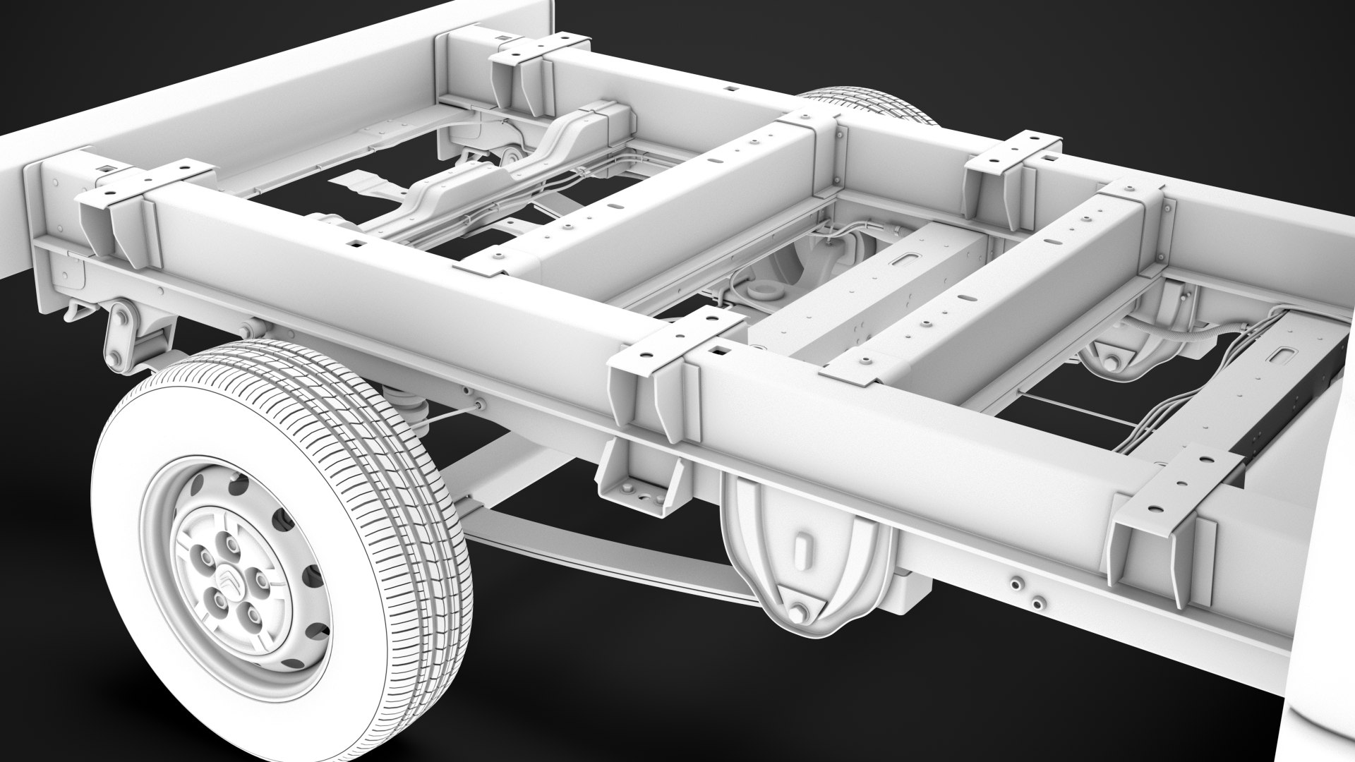 3D citroen jumper relay chassis - TurboSquid 1456106