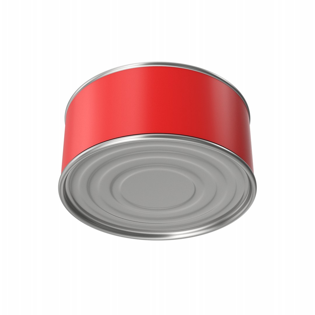 3D model Food Can Red - TurboSquid 1865694