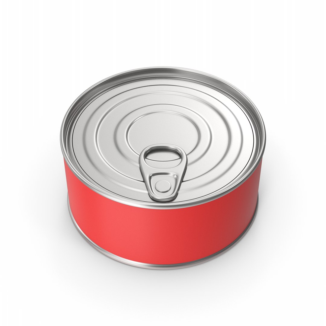 3D model Food Can Red - TurboSquid 1865694