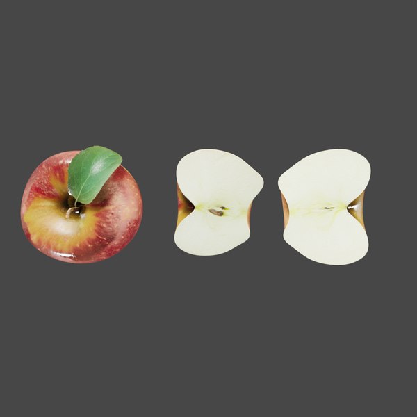 Apple cut 3D model - TurboSquid 1481876