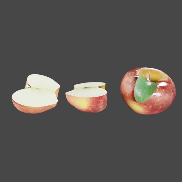 Apple cut 3D model - TurboSquid 1481876