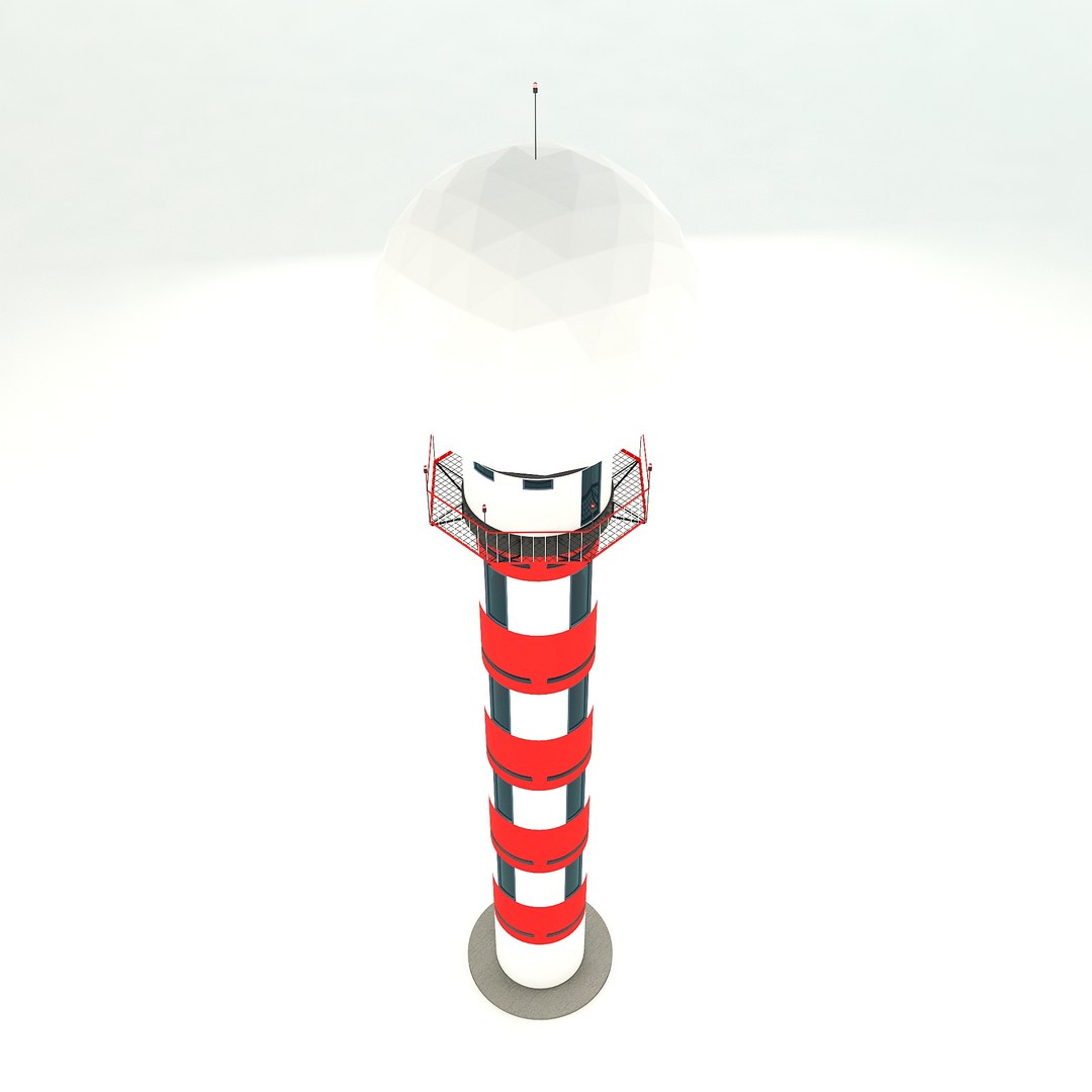 Weather Radar Tower 3D Model - TurboSquid 1645124