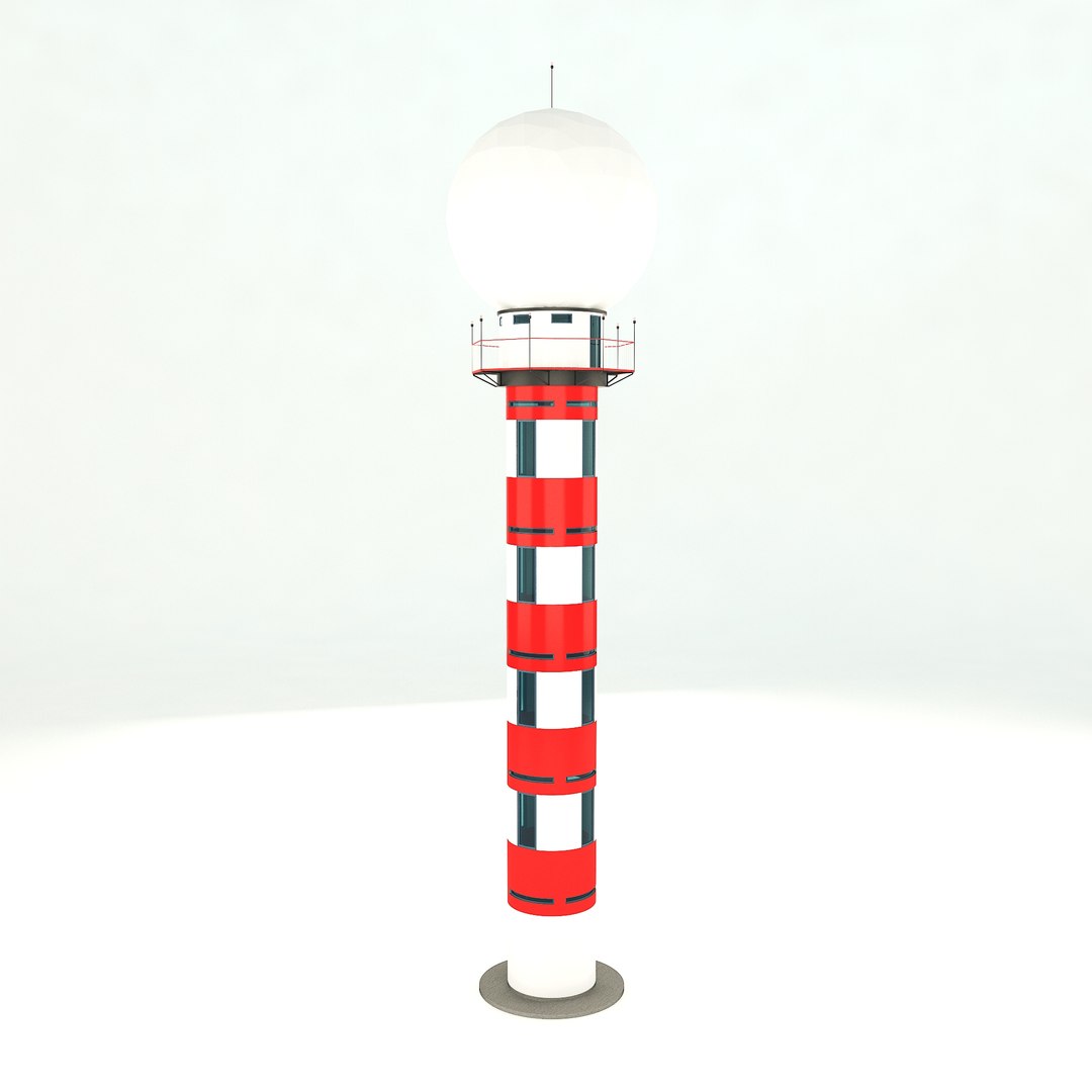Weather Radar Tower 3D Model - TurboSquid 1645124