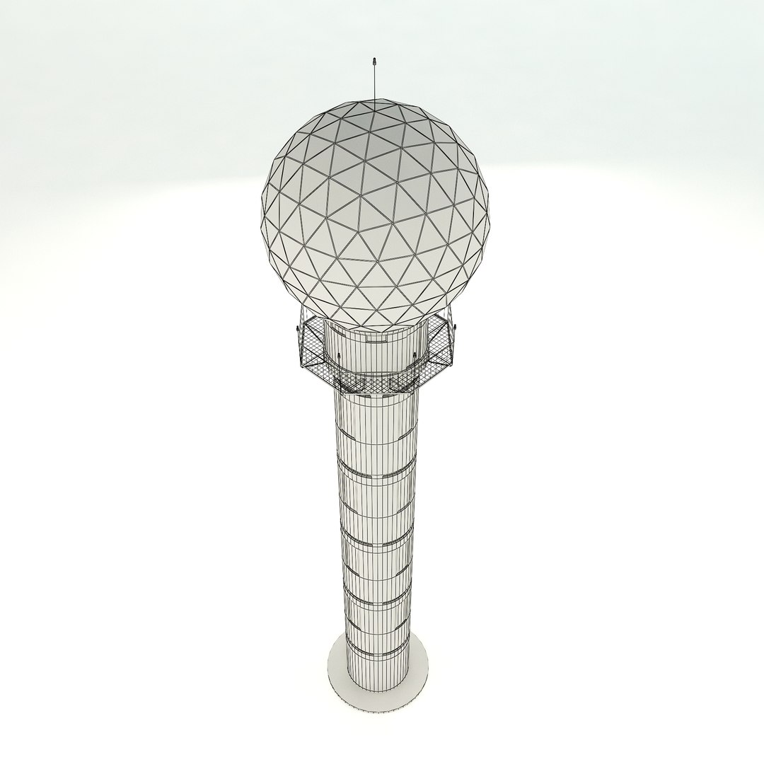Weather Radar Tower 3D Model - TurboSquid 1645124