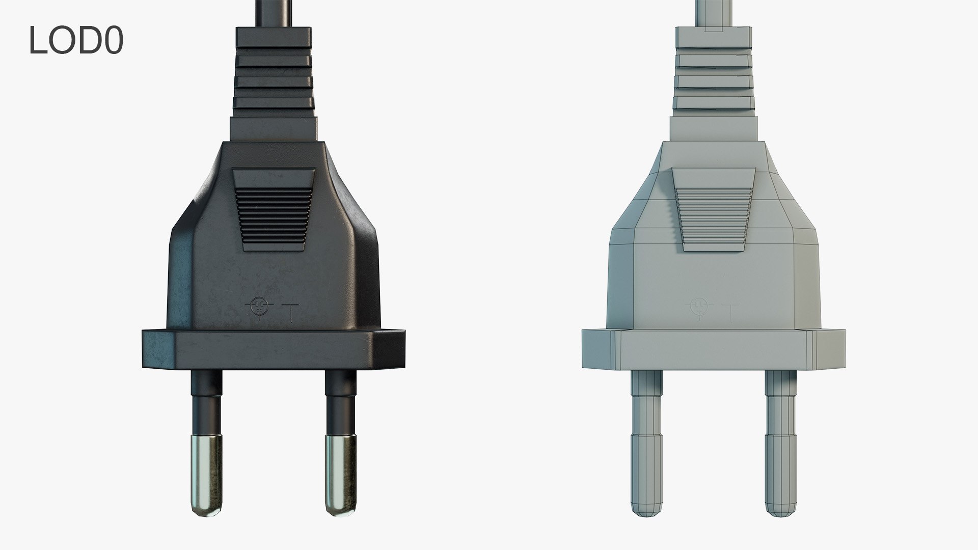 Power Plug Type C 3D Model - TurboSquid 2276253