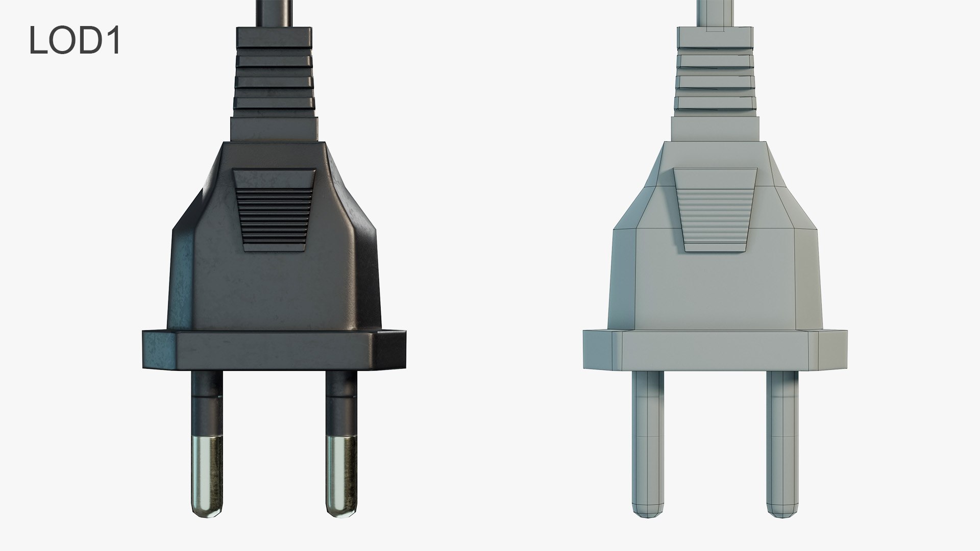 Power Plug Type C 3D Model - TurboSquid 2276253