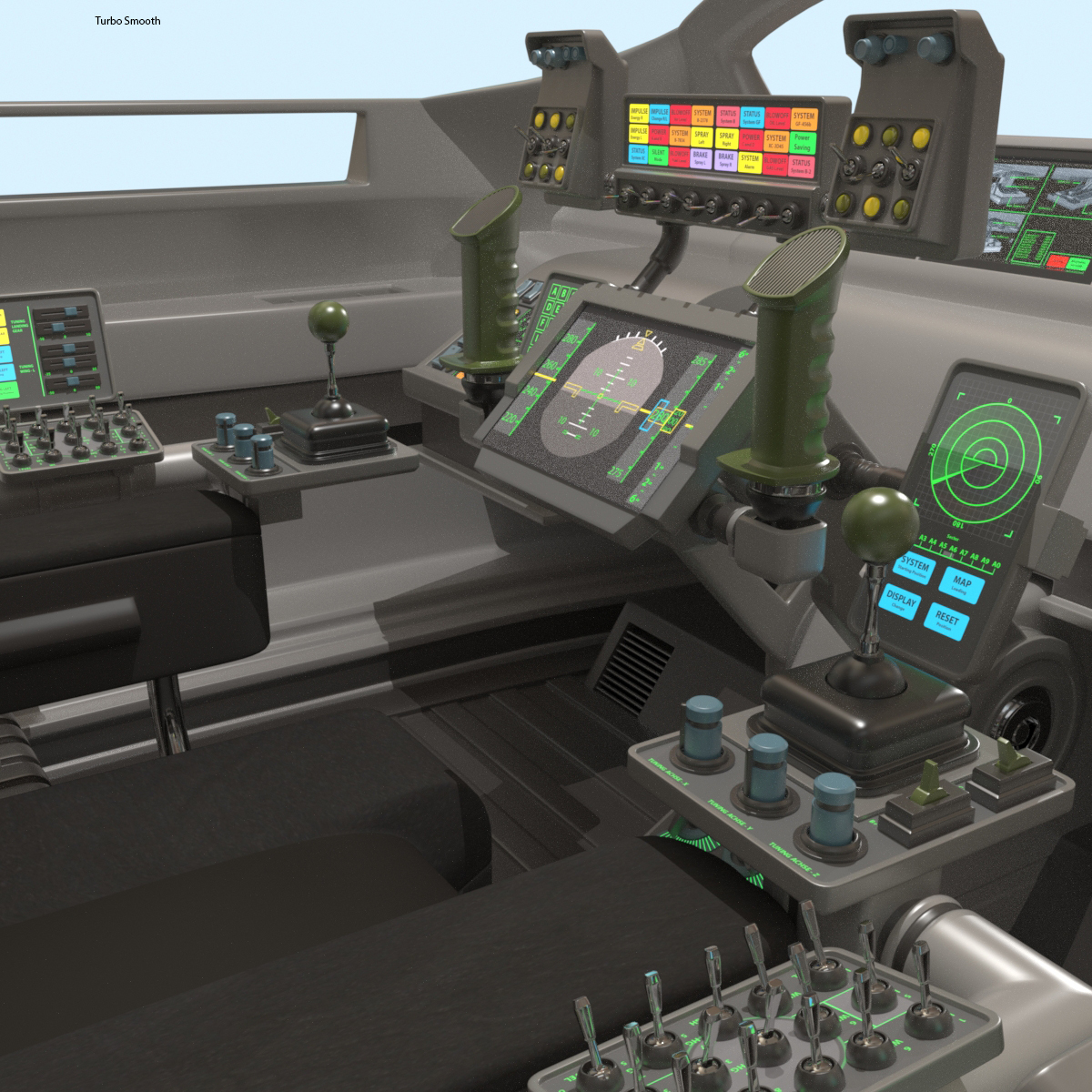 max sci-fi cockpit d