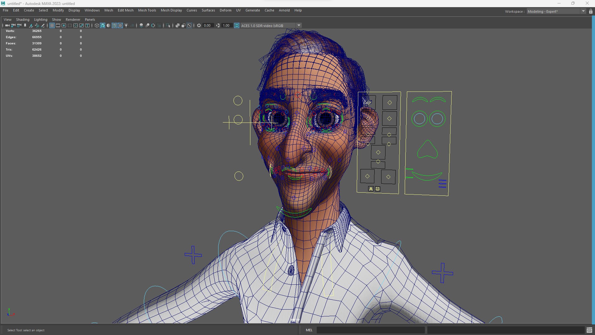 Quirky And Cheerful Rigged Toon 3D Smiling Man 3D Model - TurboSquid ...