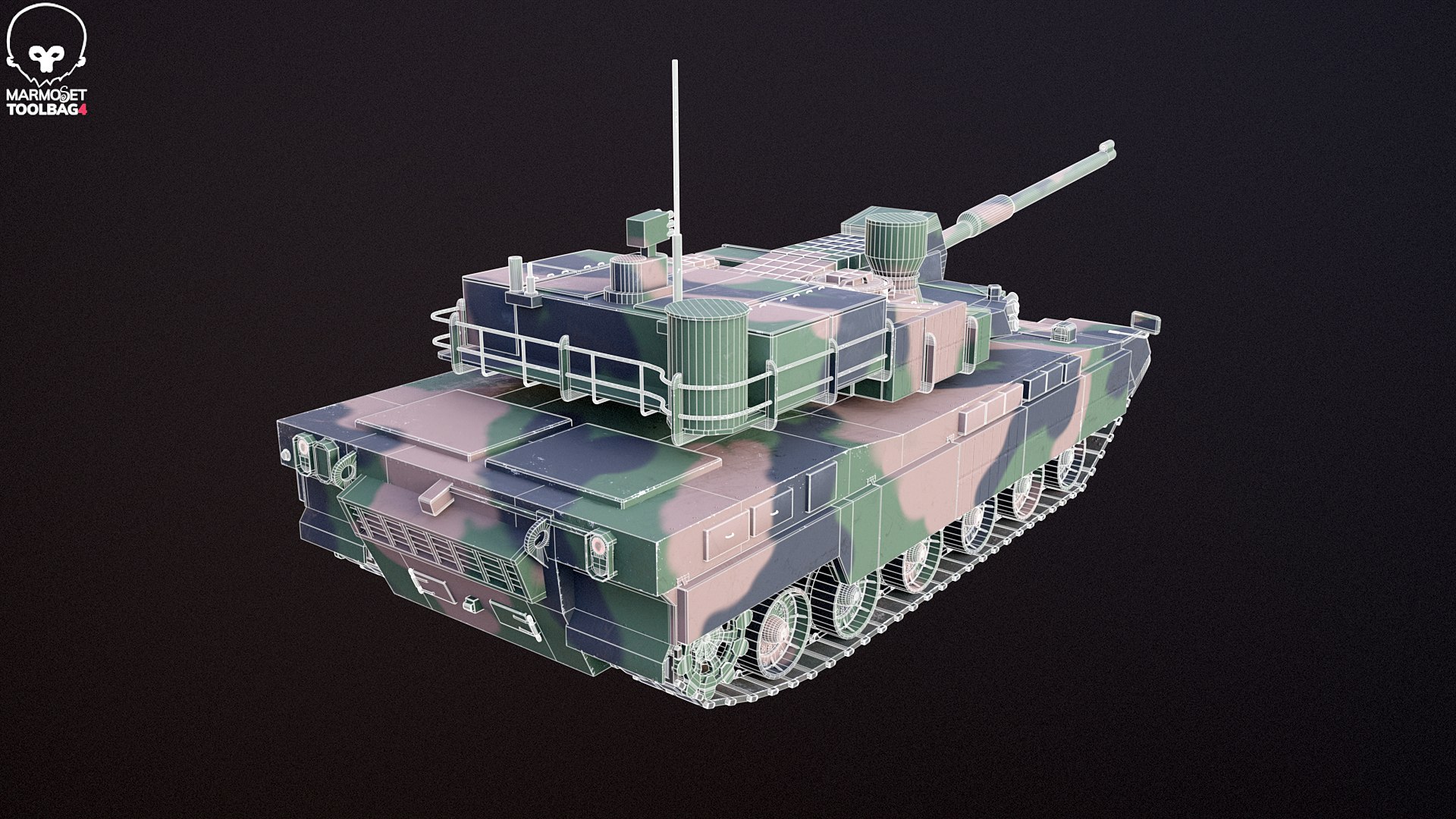 3D Model K2 Black Panther Main Battle Tank - TurboSquid 2291882