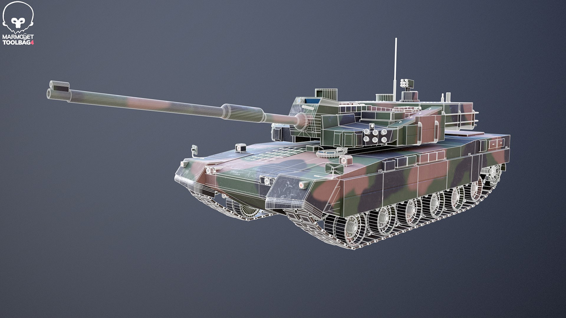 3D Model K2 Black Panther Main Battle Tank - TurboSquid 2291882