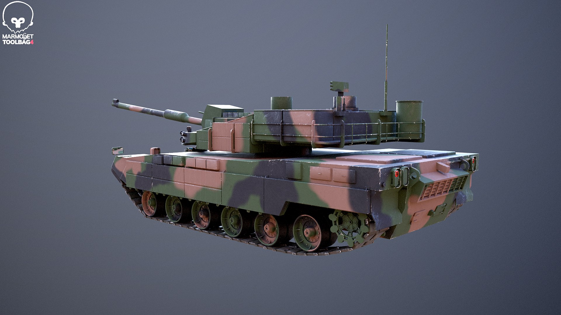 3D Model K2 Black Panther Main Battle Tank - TurboSquid 2291882