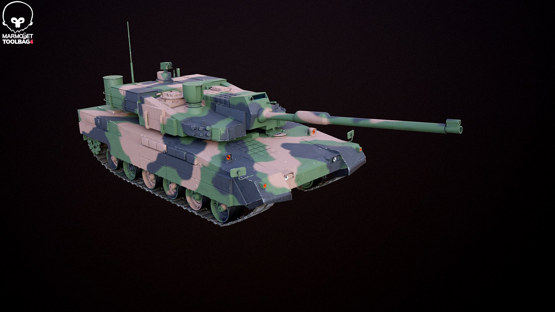 3D Model K2 Black Panther Main Battle Tank - TurboSquid 2291882