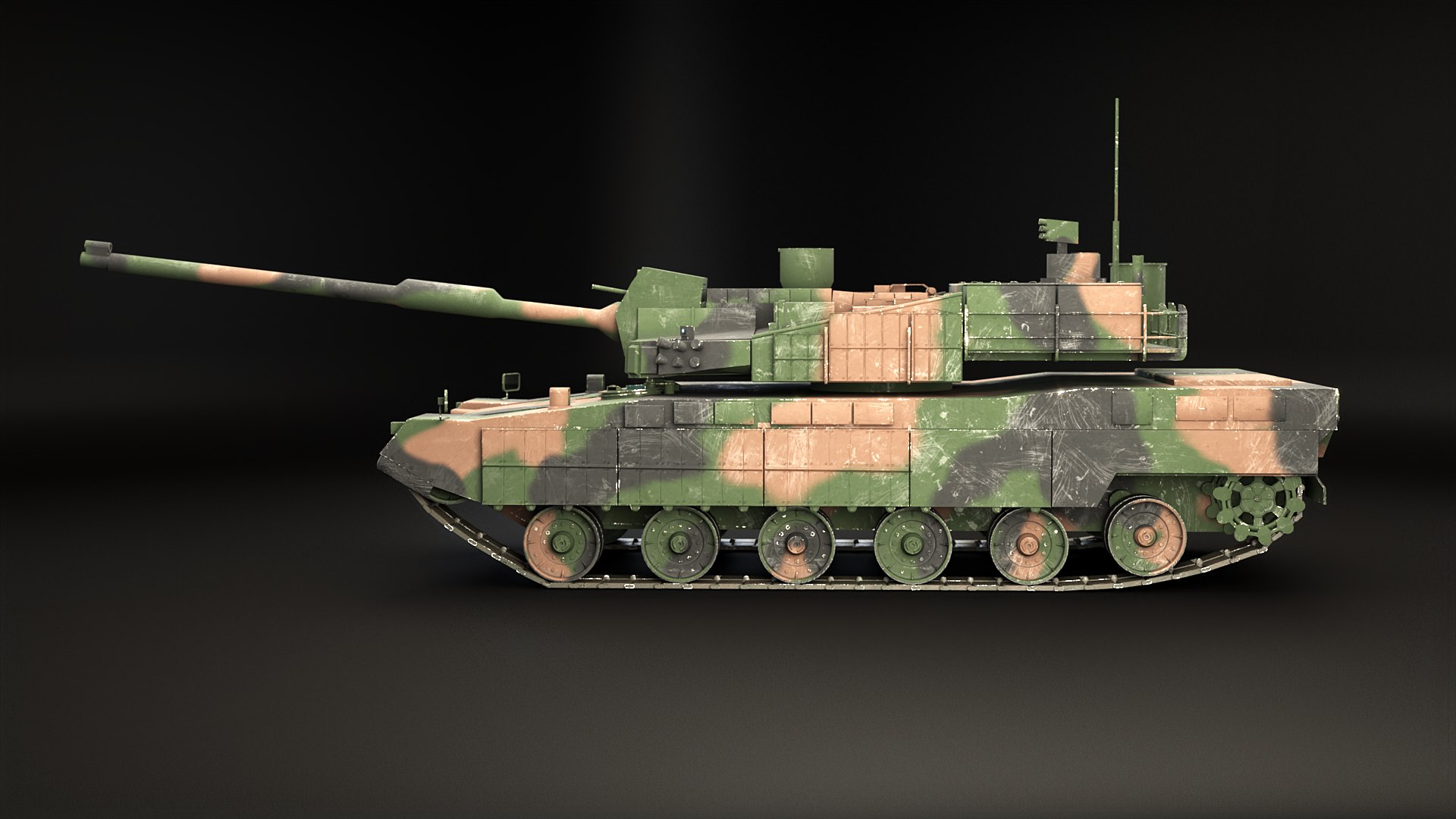 3D Model K2 Black Panther Main Battle Tank - TurboSquid 2291882