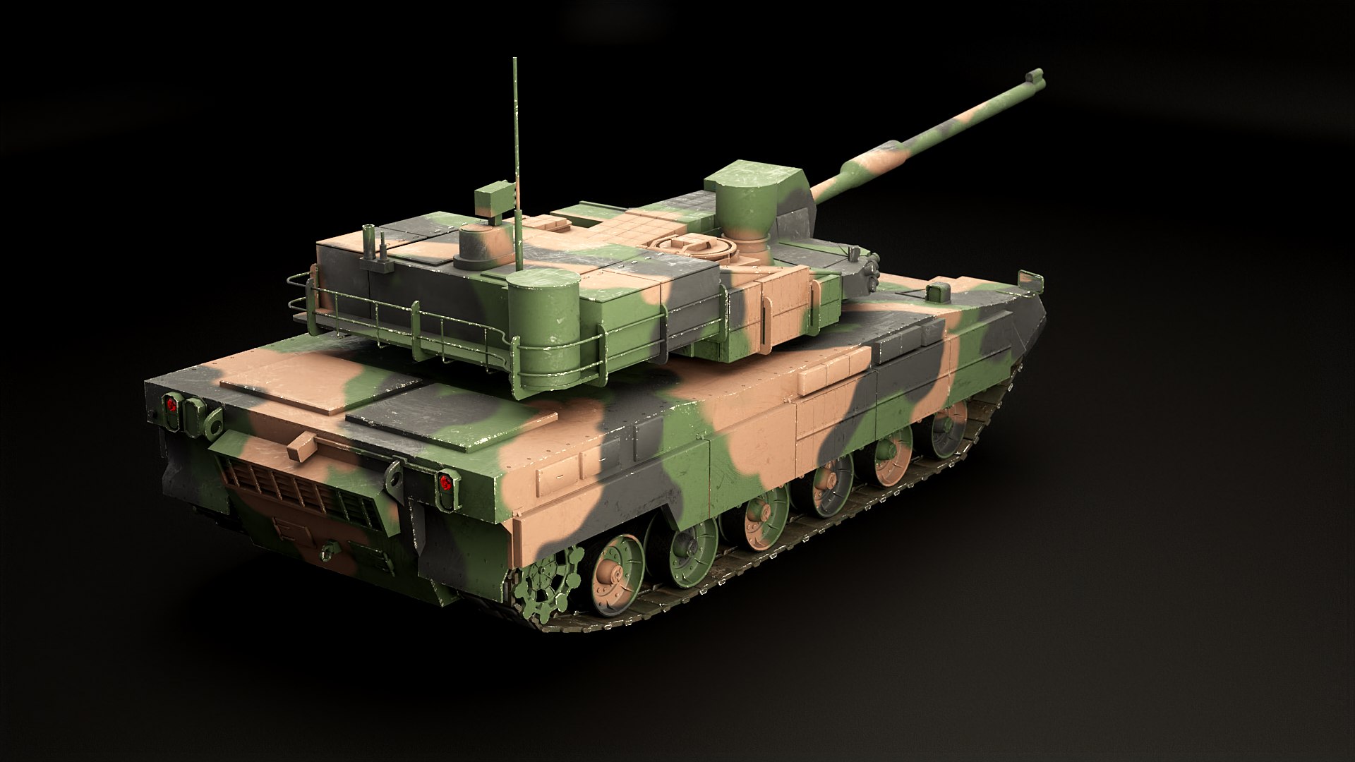 3D Model K2 Black Panther Main Battle Tank - TurboSquid 2291882
