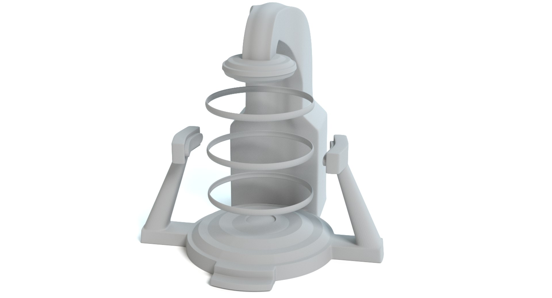 Teleporter Metallic 3d 3ds