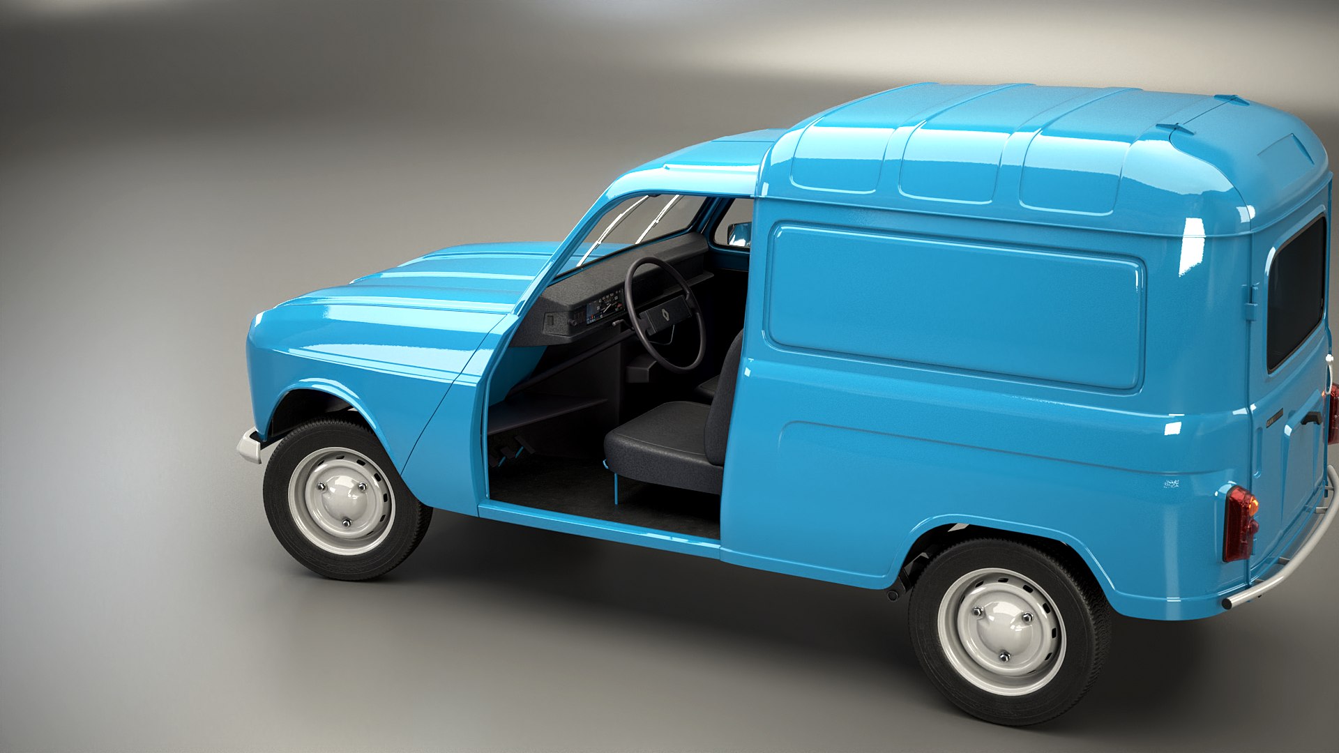 Renault 4 Van 3D Model - TurboSquid 2208411