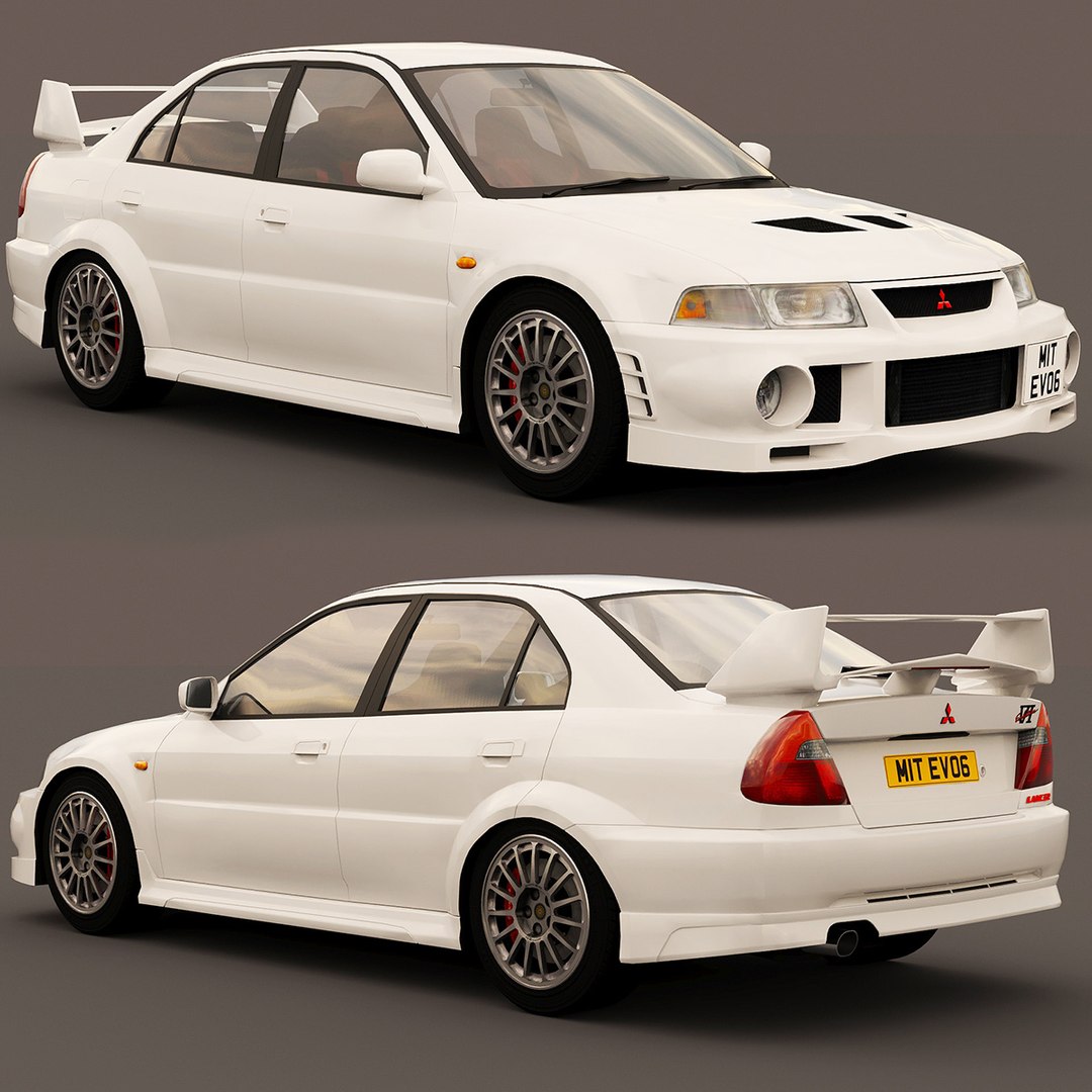 3D Mitsubishi Lancer Evolution Evo 6 1999 - TurboSquid 2195519