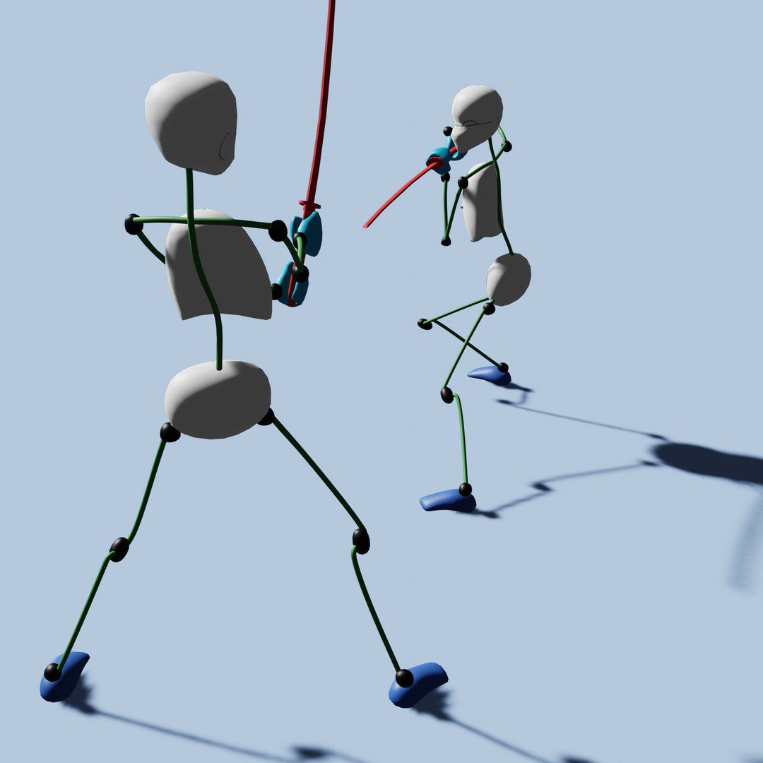 3D Stick Human Base Model - TurboSquid 1868097
