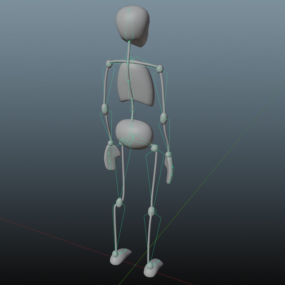 3D Stick Human Base Model - TurboSquid 1868097