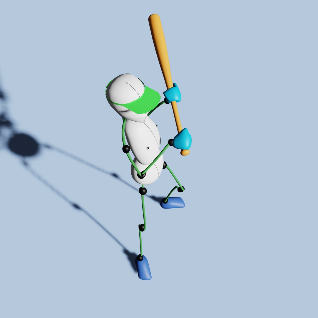 3D Stick Human Base Model - TurboSquid 1868097