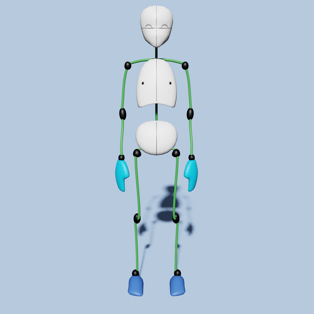 3D Stick Human Base Model - TurboSquid 1868097