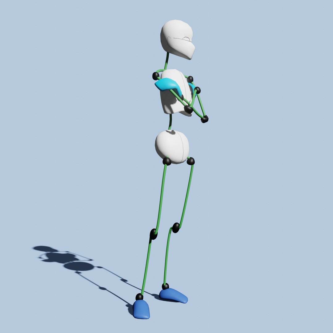 3D Stick Human Base Model - TurboSquid 1868097