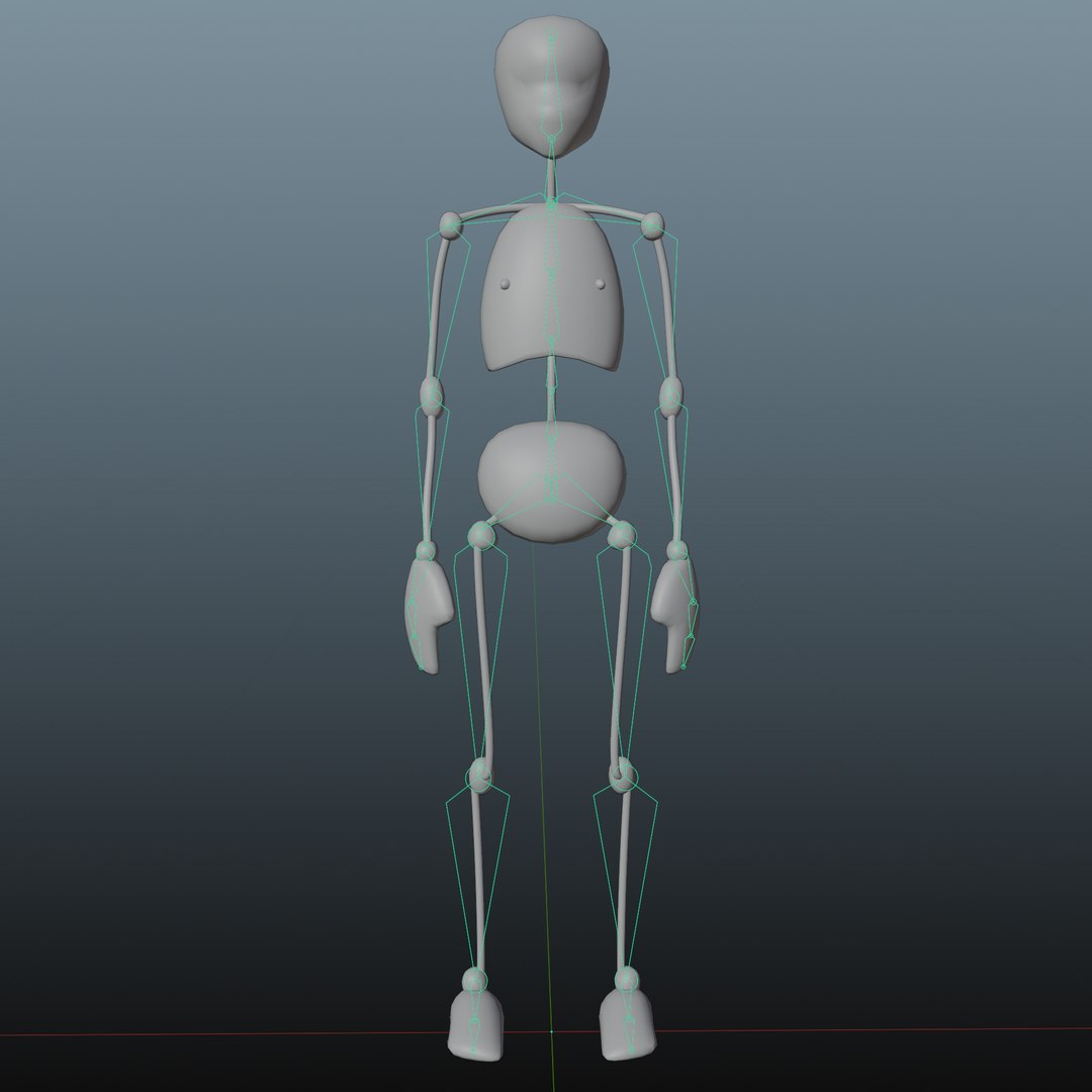3D Stick Human Base Model - TurboSquid 1868097
