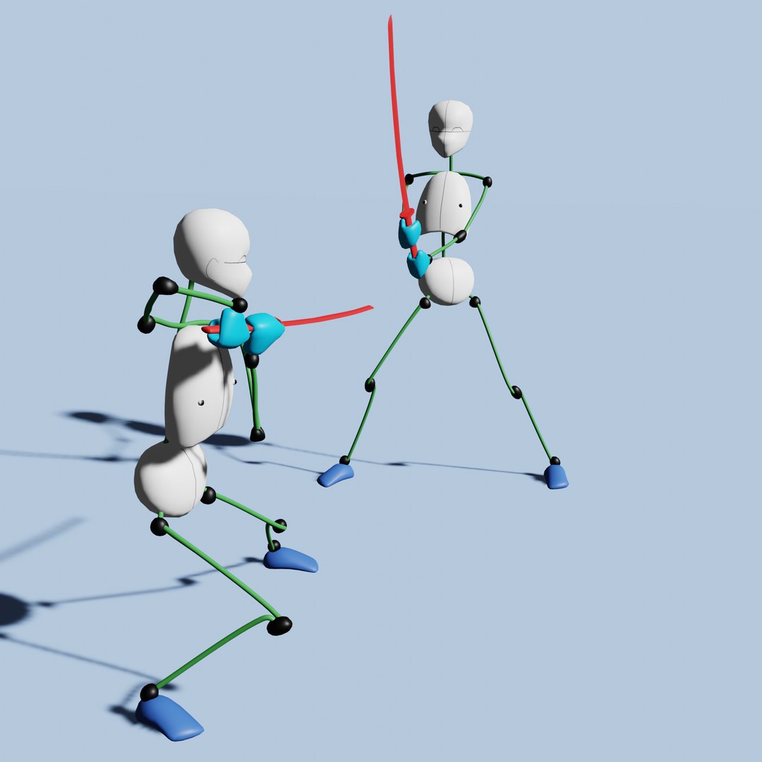 3D Stick Human Base Model - TurboSquid 1868097