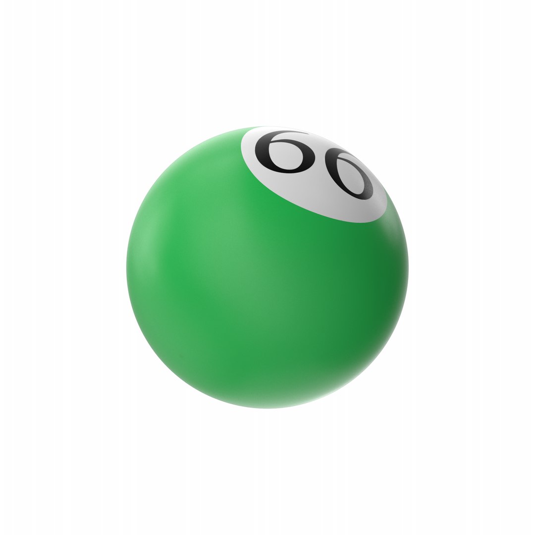 Bingo Ball 66 3D Model - TurboSquid 2417812