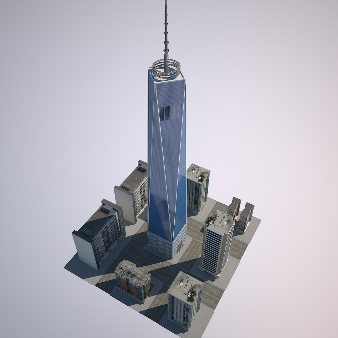 World Buildings 3d Model