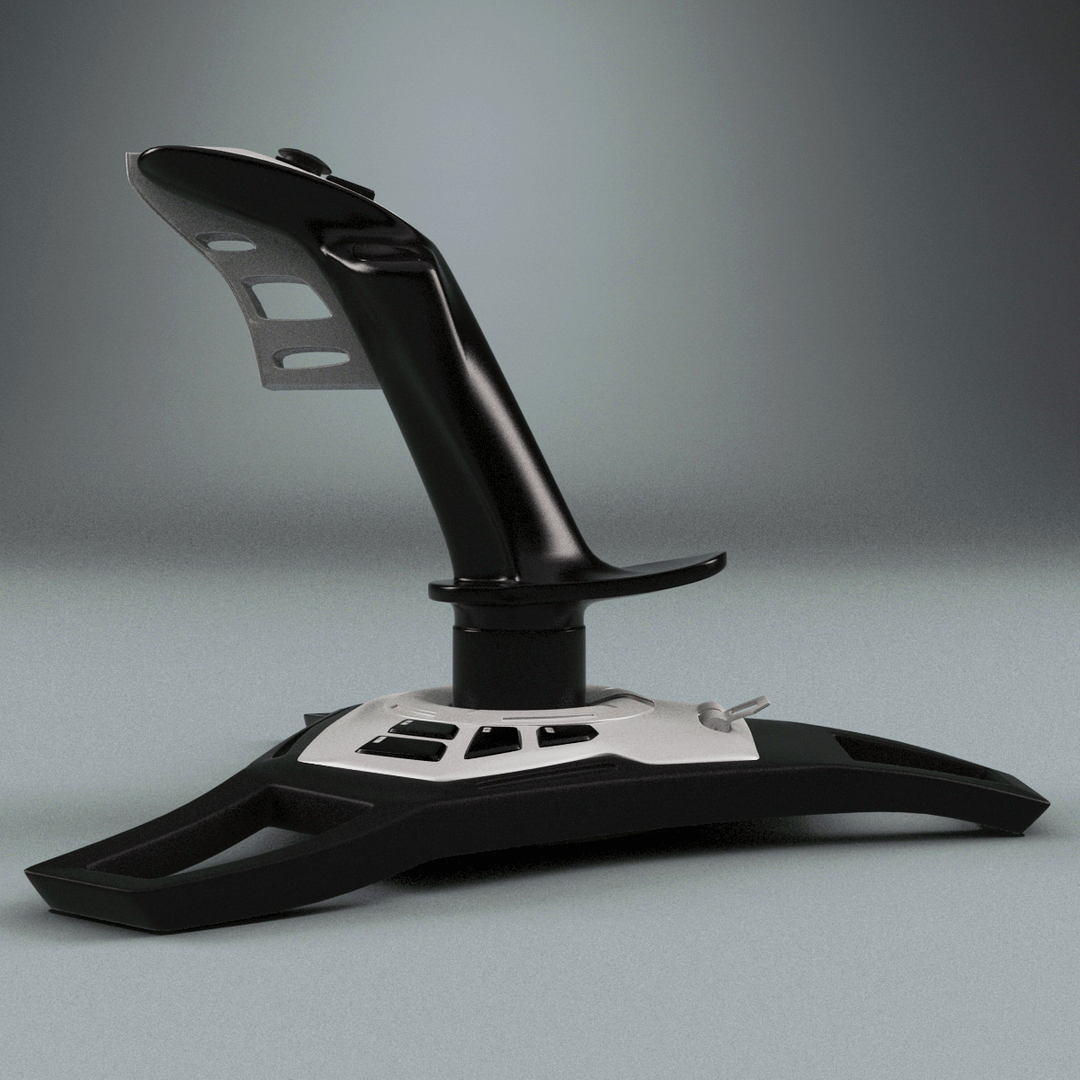 3d model logitech joystick freedom