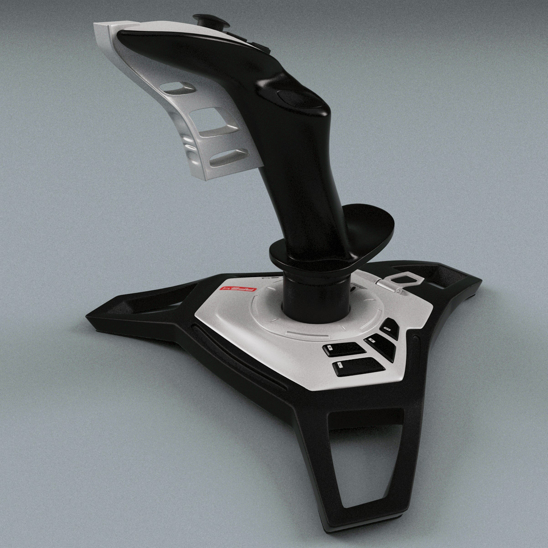 3d model logitech joystick freedom
