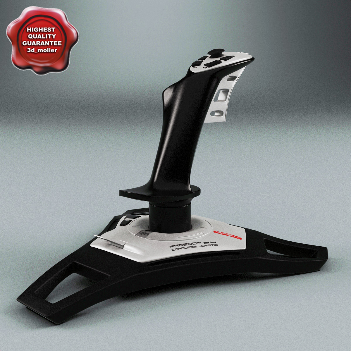 3d model logitech joystick freedom