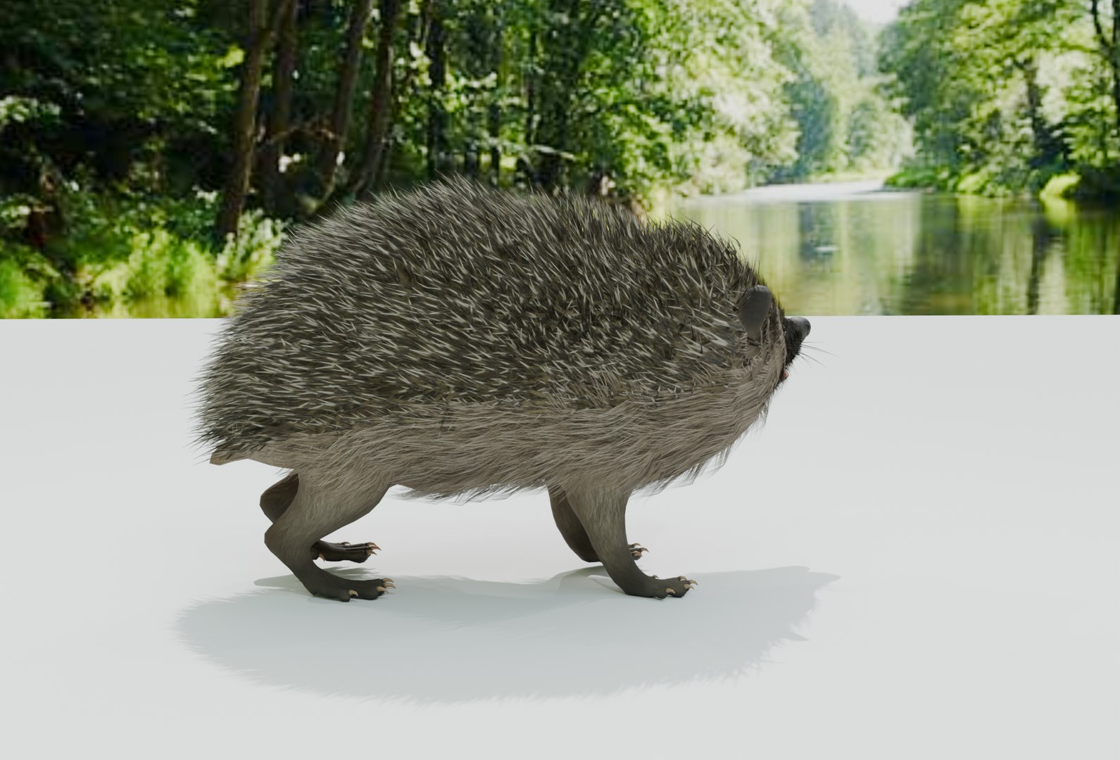 3D Realistic Hedgehog PBR 4k Low-poly - TurboSquid 2403788