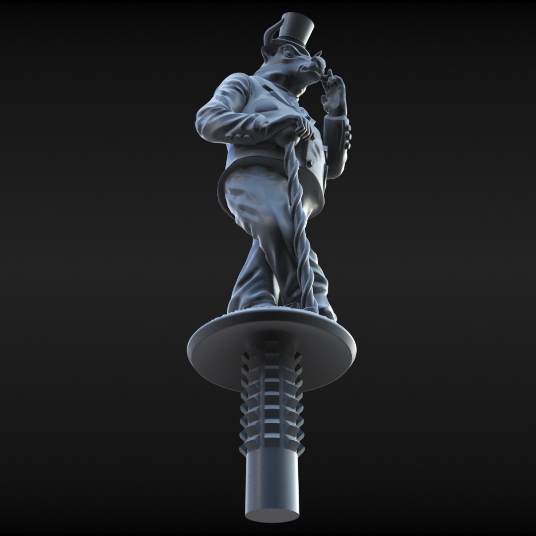 3D Gangster Bull Model - TurboSquid 1220986
