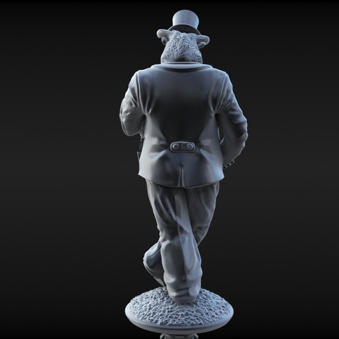 3D Gangster Bull Model - TurboSquid 1220986