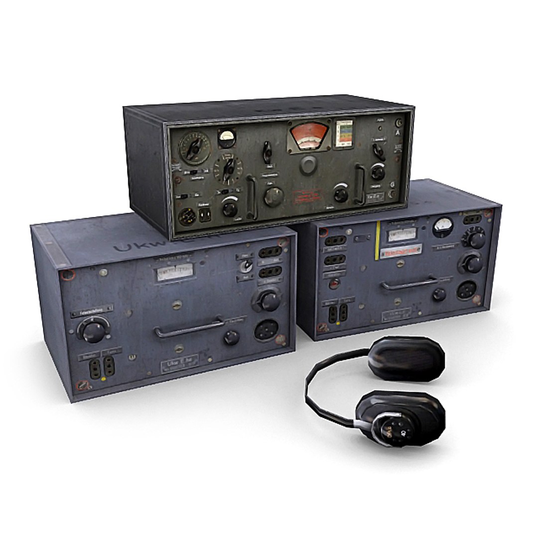 3d German Radios Model