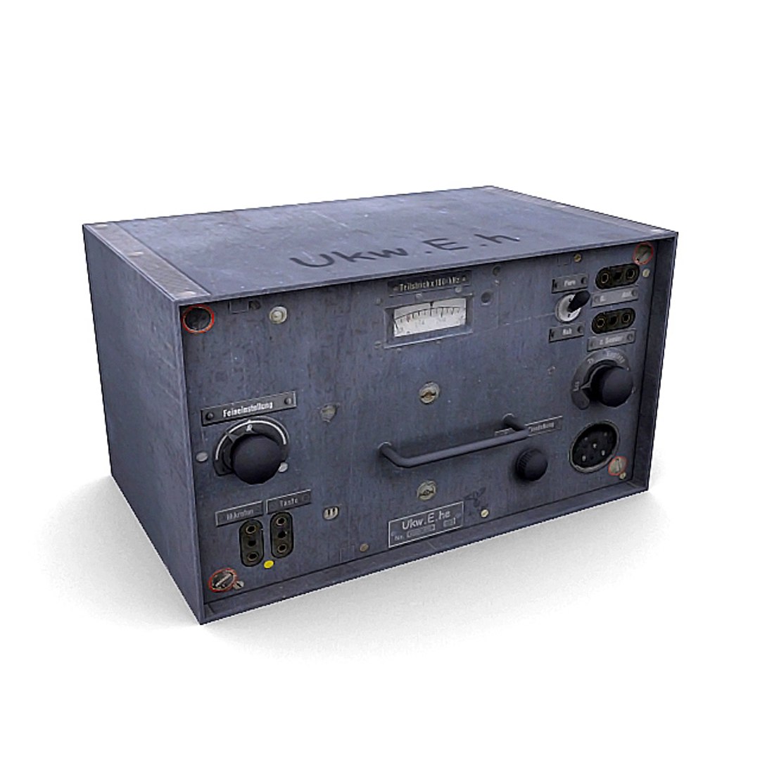 3d German Radios Model
