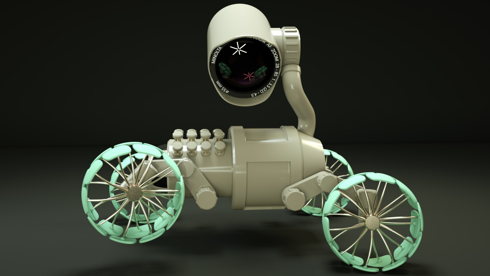 Wheeled rover drone 3D model - TurboSquid 1708793
