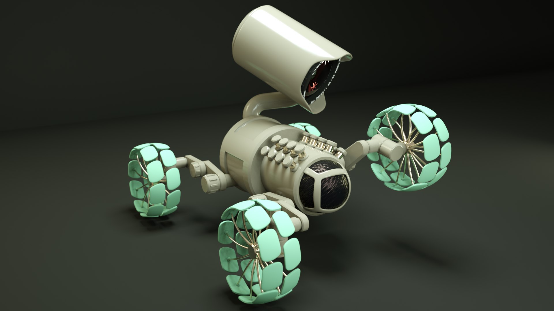 Wheeled rover drone 3D model - TurboSquid 1708793