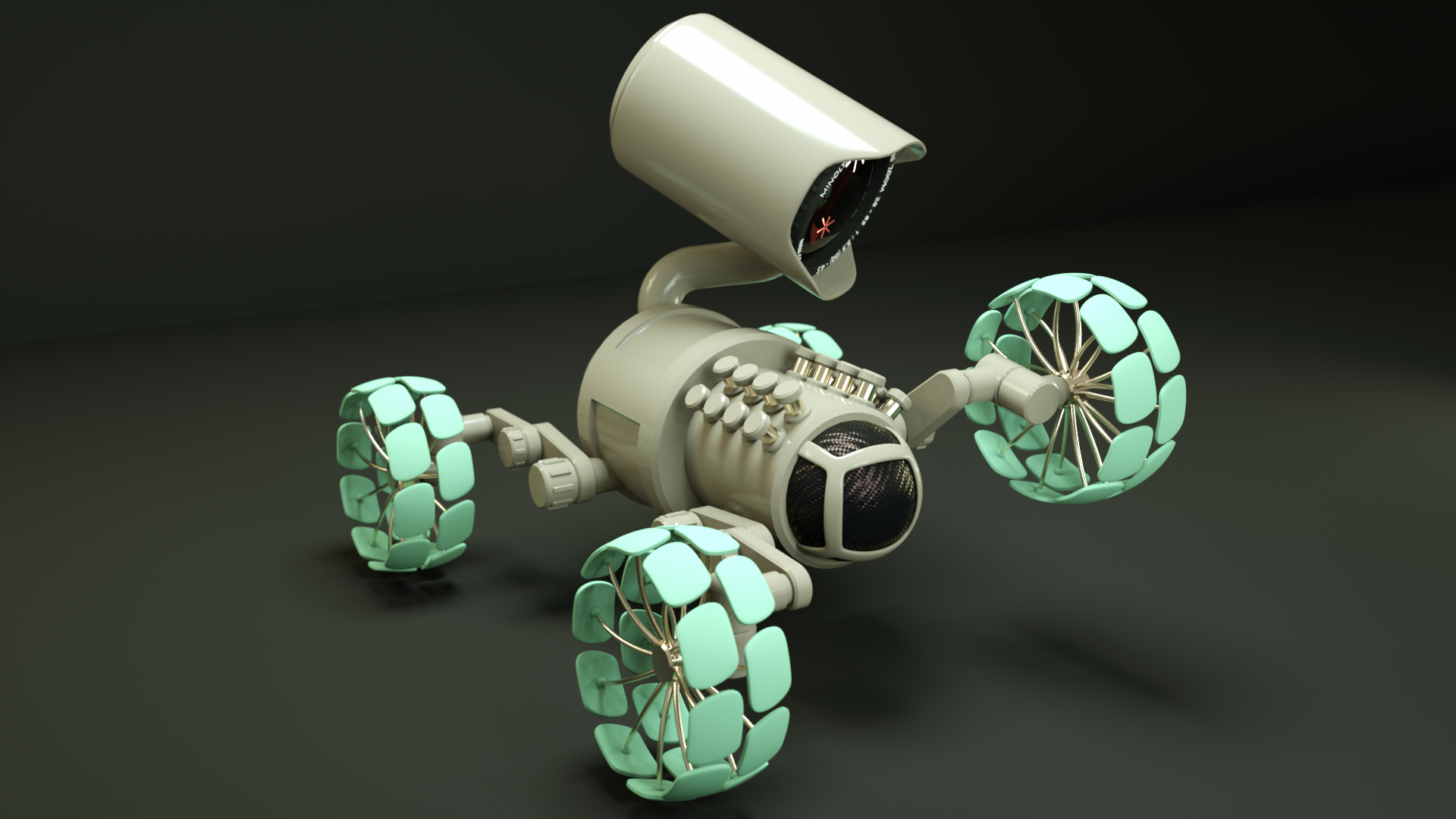 Wheeled rover drone 3D model - TurboSquid 1708793