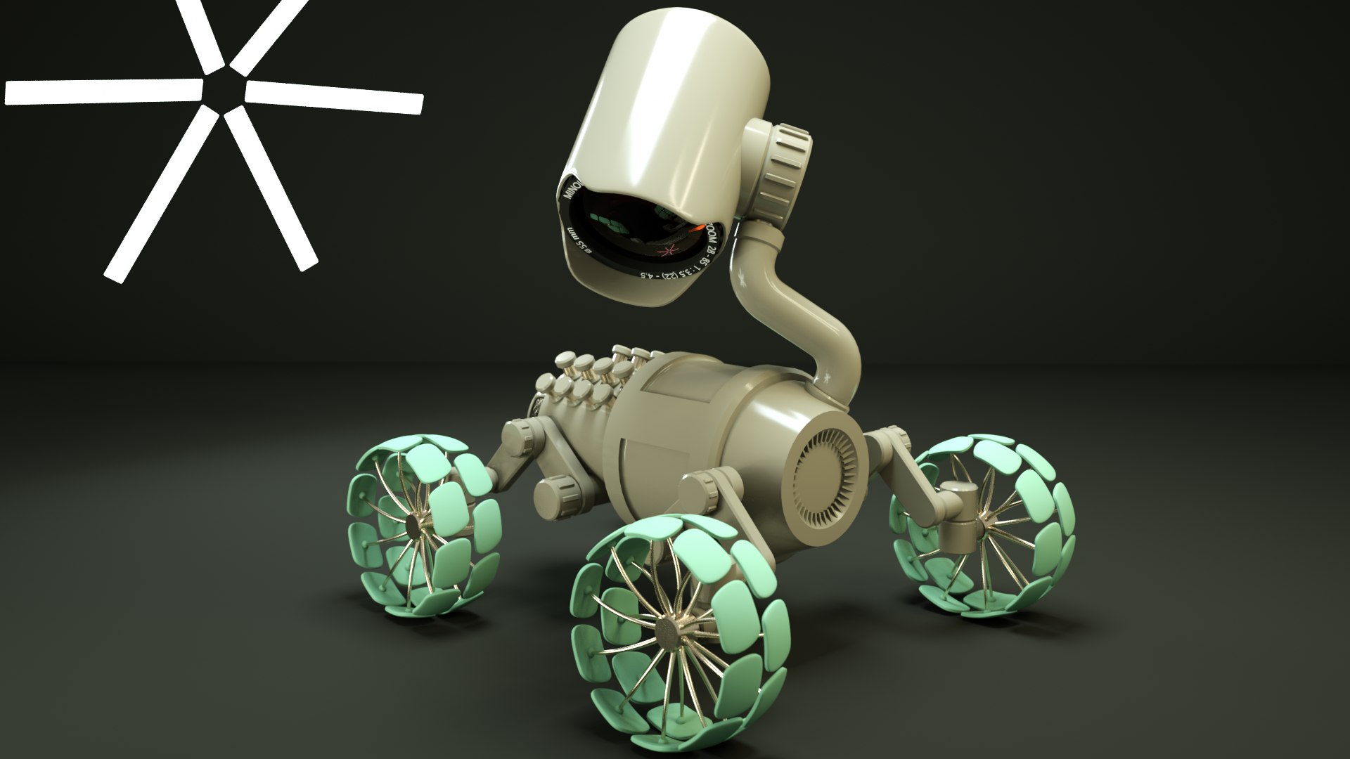 Wheeled rover drone 3D model - TurboSquid 1708793