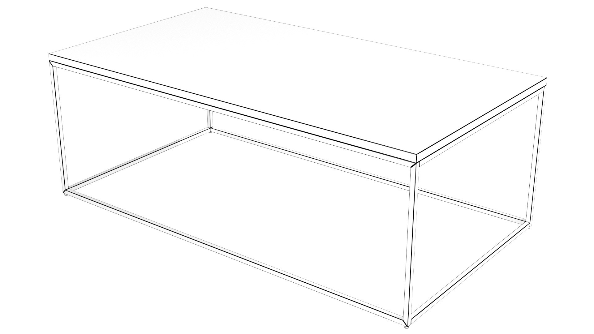 Streamline Coffee Table - Marble Model - TurboSquid 1838844