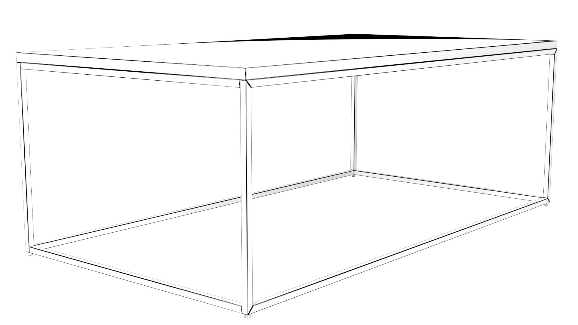 Streamline Coffee Table - Marble Model - TurboSquid 1838844