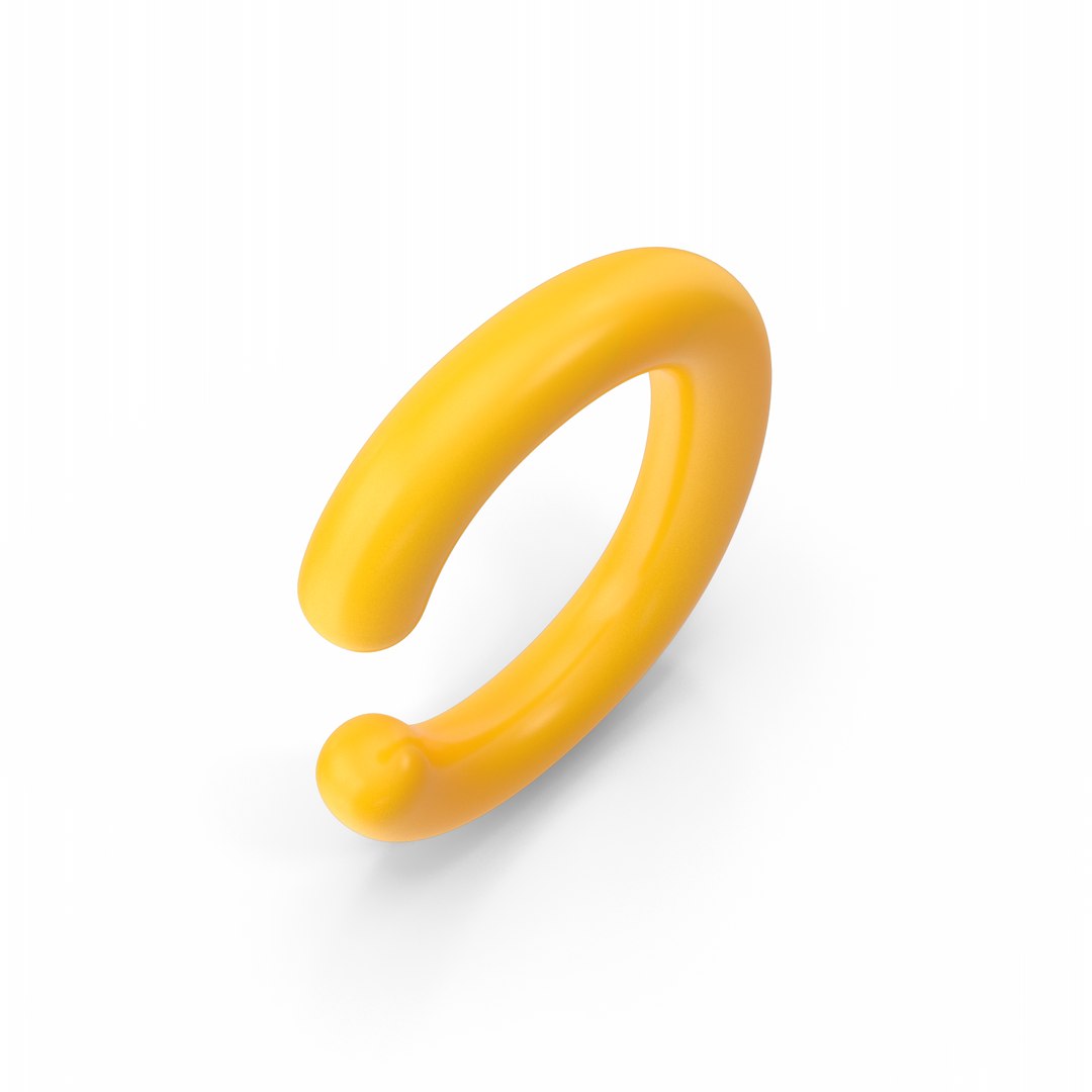 Letter C Orange 3D Model - TurboSquid 1865755