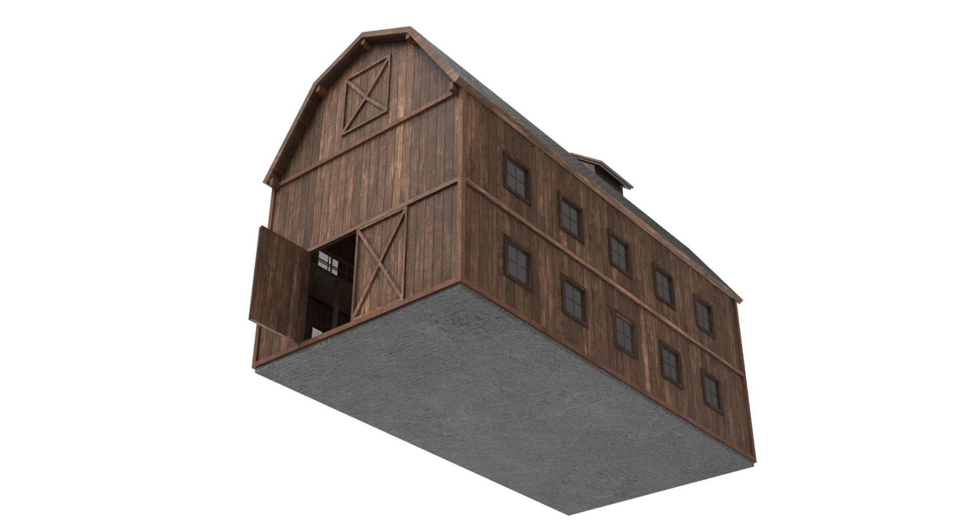 3D Farm Barn - TurboSquid 1382865